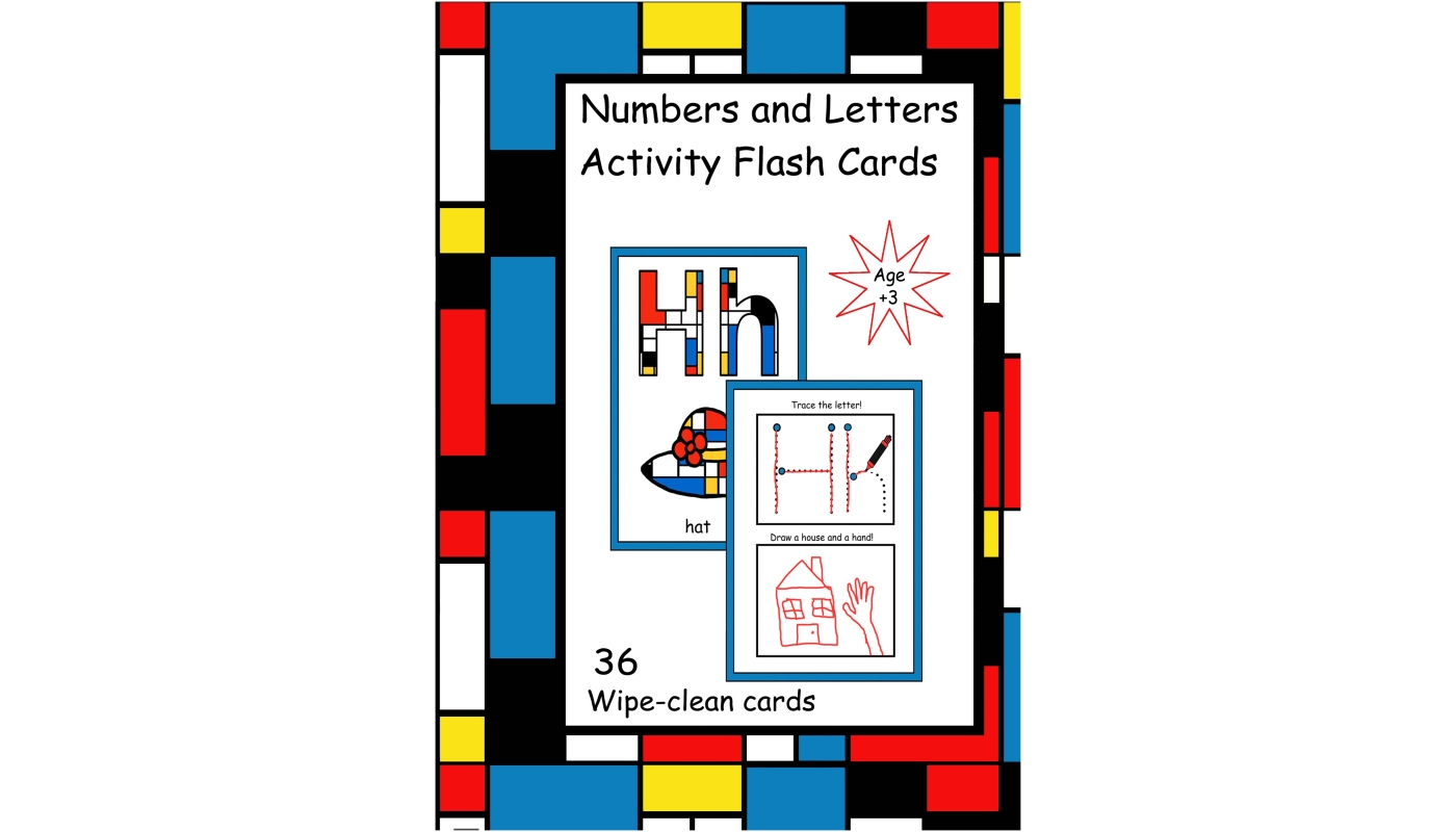 Numbers and Letters Activity Flash Cards (Digital book) - Kojokaru Toys ...