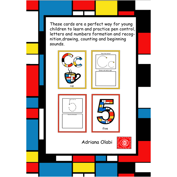 Numbers and Letters Activity Flash Cards (Digital book) - Kojokaru Toys ...