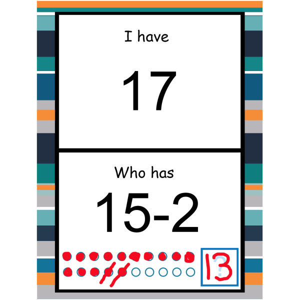 Subtraction Activity Cards (Digital book) - Kojokaru Toys, Dubai UAE